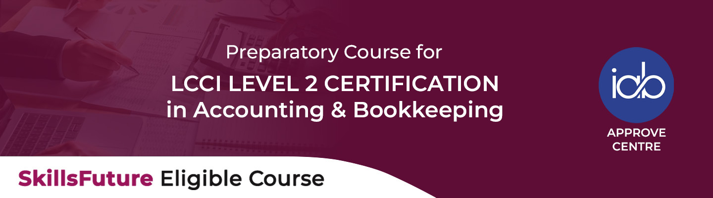 LCCI Level 2 Accounting and Bookkeeping Course Singapore