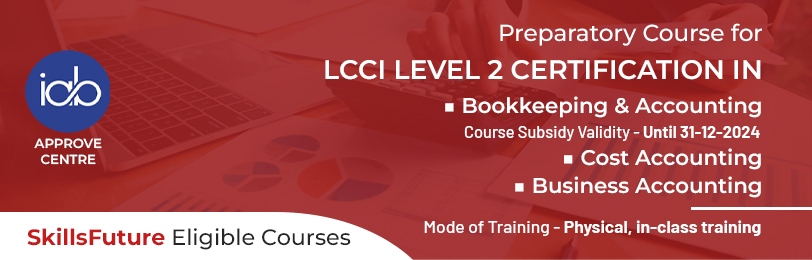 LCCI Level 2 Accounting and Bookkeeping Course Singapore